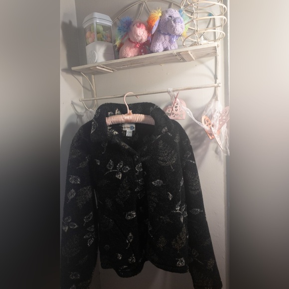 Jackets & Coats | Vintage Paul Harris Design Floral Patterned Fleece ...